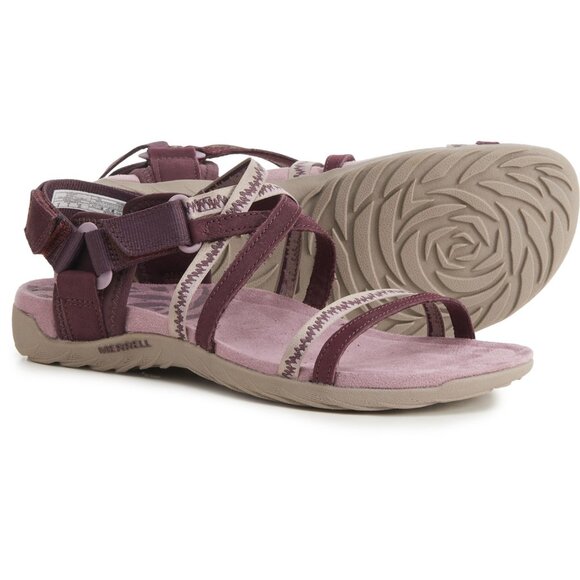 Merrell | Shoes | New Merrell Terran 3 Cush Lattice Sandals Leather For ...